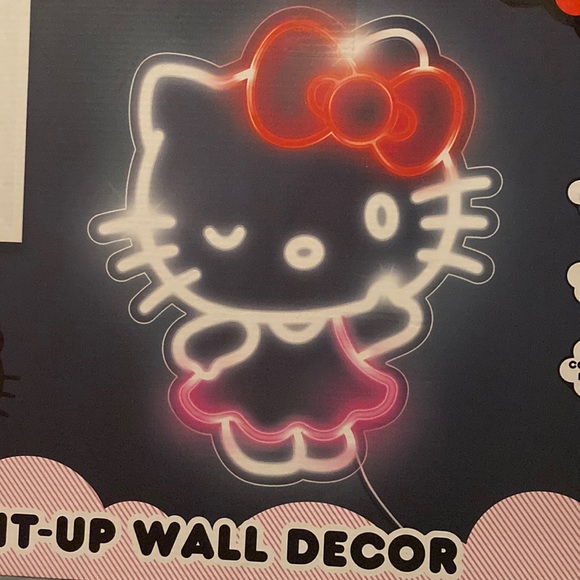 Sanrio | Wall Decor | Hello Kitty Light Up Sign | Poshmark